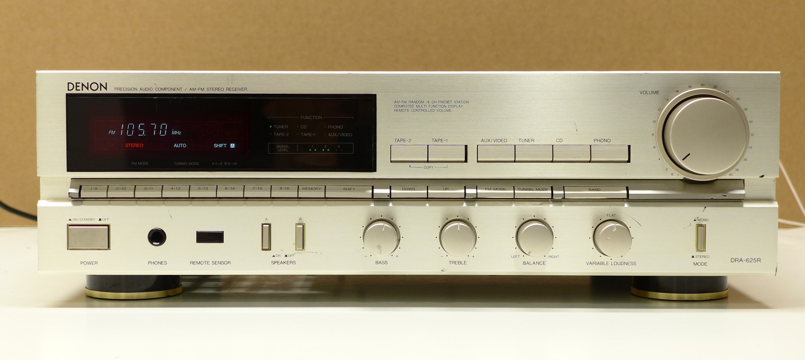 Denon DRA-625R Amplituner stereo - Sklep, Opinie, Cena w Allegro