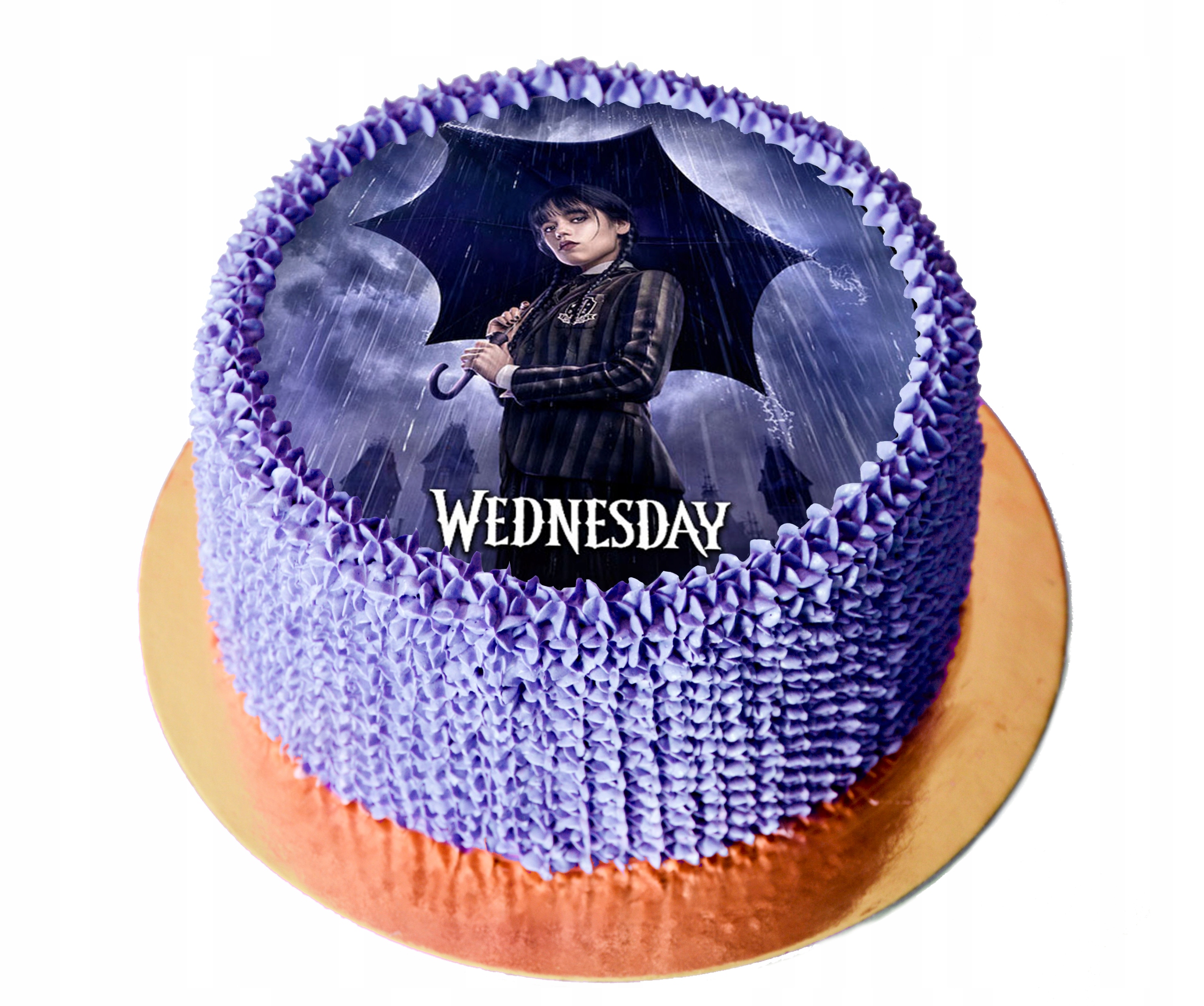 Wednesday Opłatek na Tort Gruby Premium 13231150429 - Allegro.pl