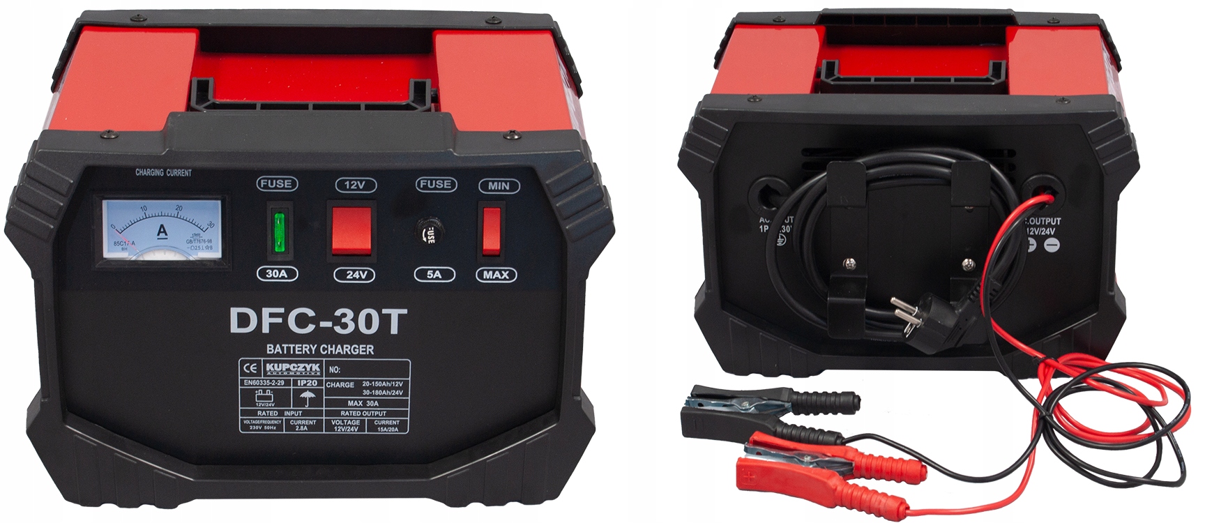 Prostownik do akumulatorów DFC-30T Kupczyk 12/24V 20A 5907737372149 za 295.00PLN z MIŃSK ...