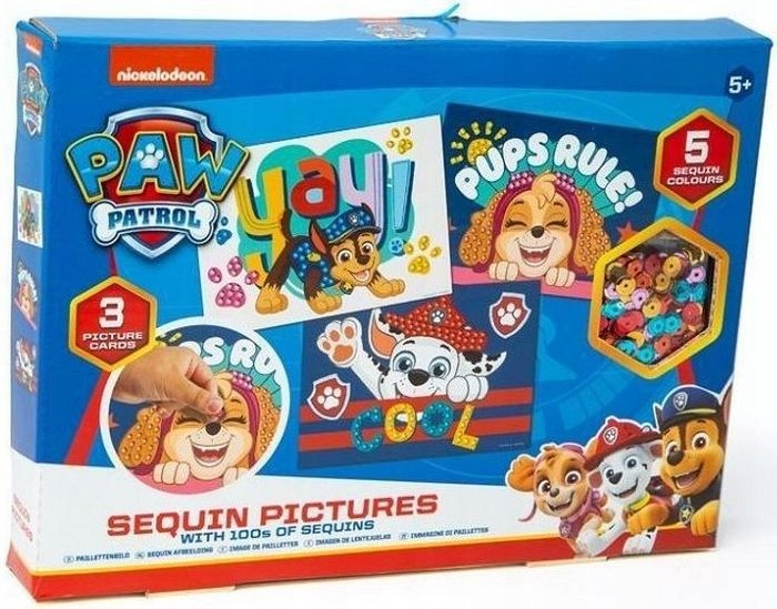 PSI PATROL cekinowe obrazki WYKLEJANIE CEKINAMI 14181302512 - Allegro.pl