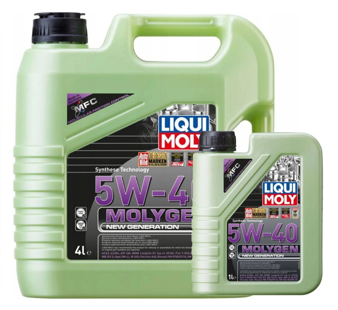 OLEJ LIQUI MOLY MOLYGEN New Generation 5W40 5L (4+1) 4100420085369 za ...