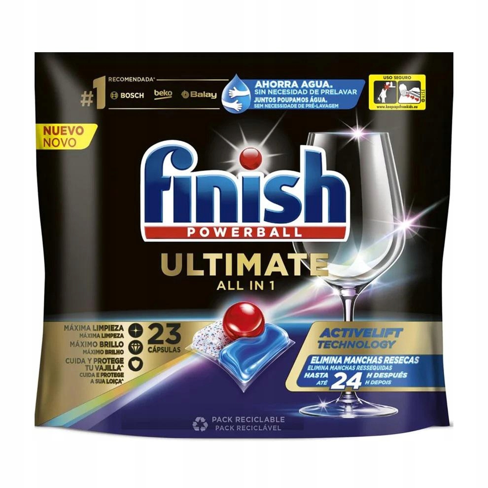 Finish Ultimate kapsułki do zmywarki 23 sztuki (8410104894719) • Cena ...