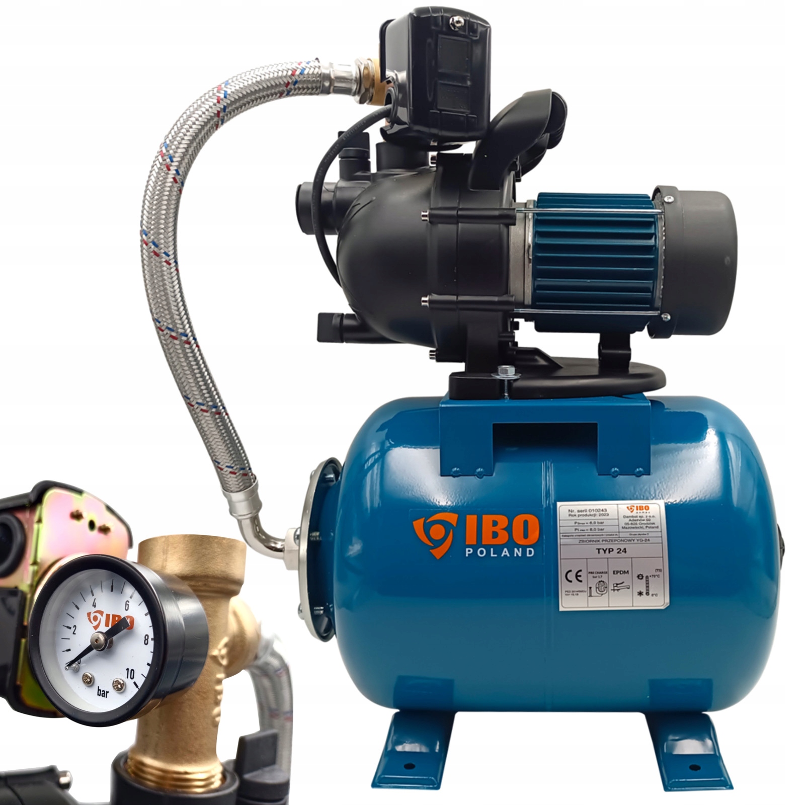 POMPA HYDROFOR ZESTAW HYDROFOROWY GREEN1000 GARDEN 1000 IBO ...