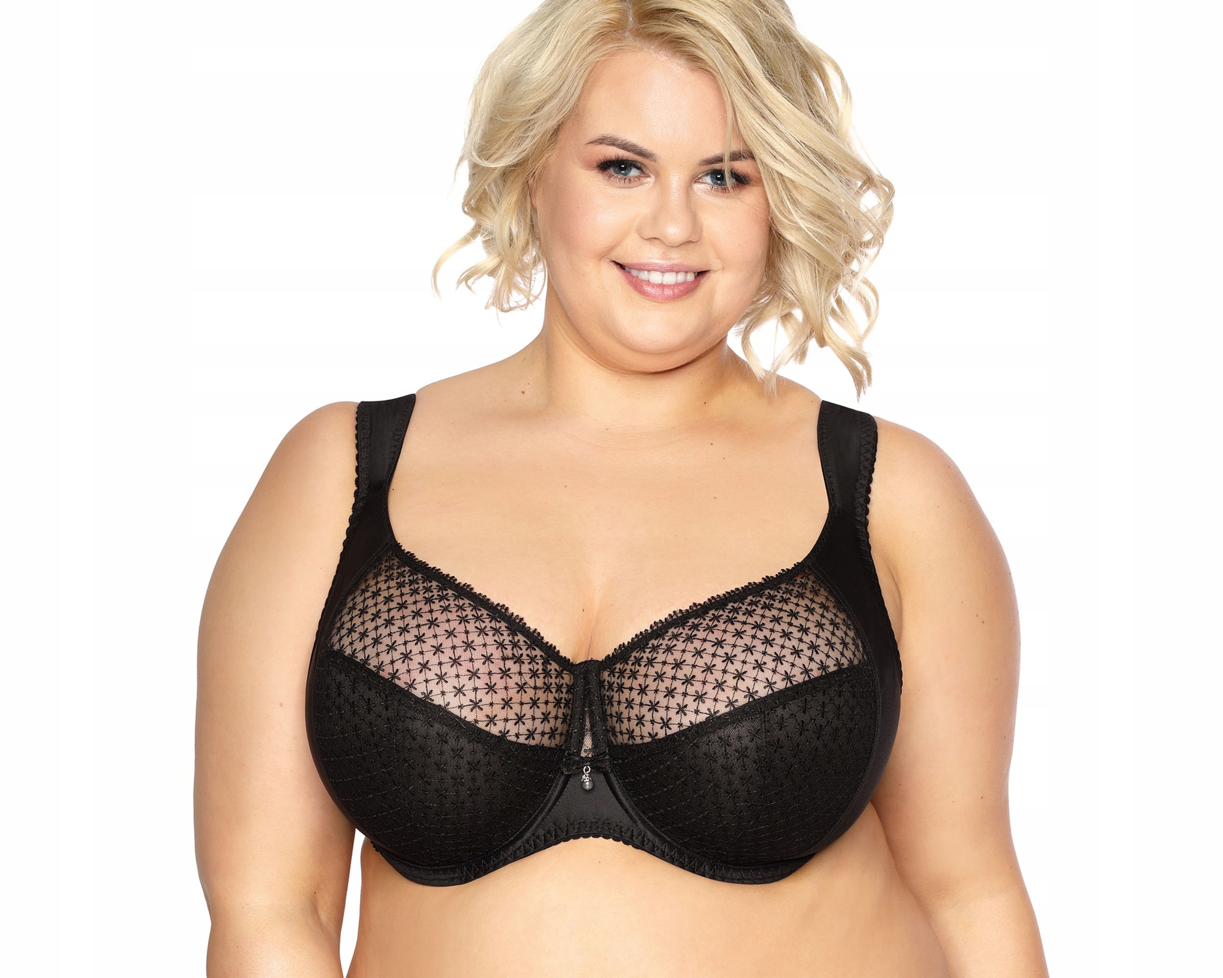 Biustonosz miękki Gaia Samira Maxi r. 105G czarny (5900402550644) • Cena, Opinie • Biustonosze ...