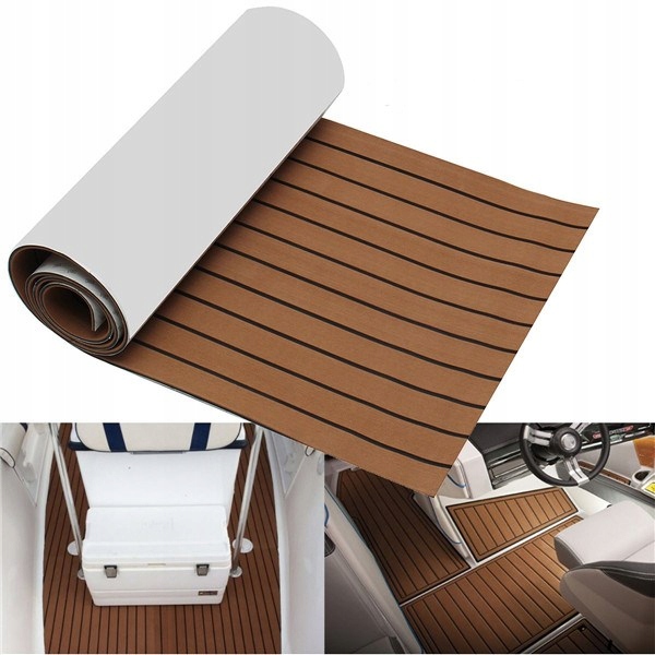 TEAK EVA MATA PODŁOGOWA DO ŁODZI JACHTOWEJ 240X60CM - 6902601828448 ...