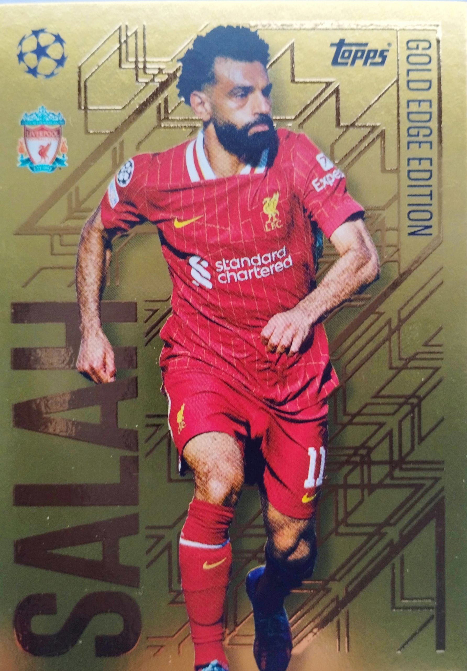 TOPPS MATCH ATTAX 2024-2025 GOLD EDGE EDITION LEGENDA GE 4 SALAH LIVERPOOL za 4.99EUR - Allegro