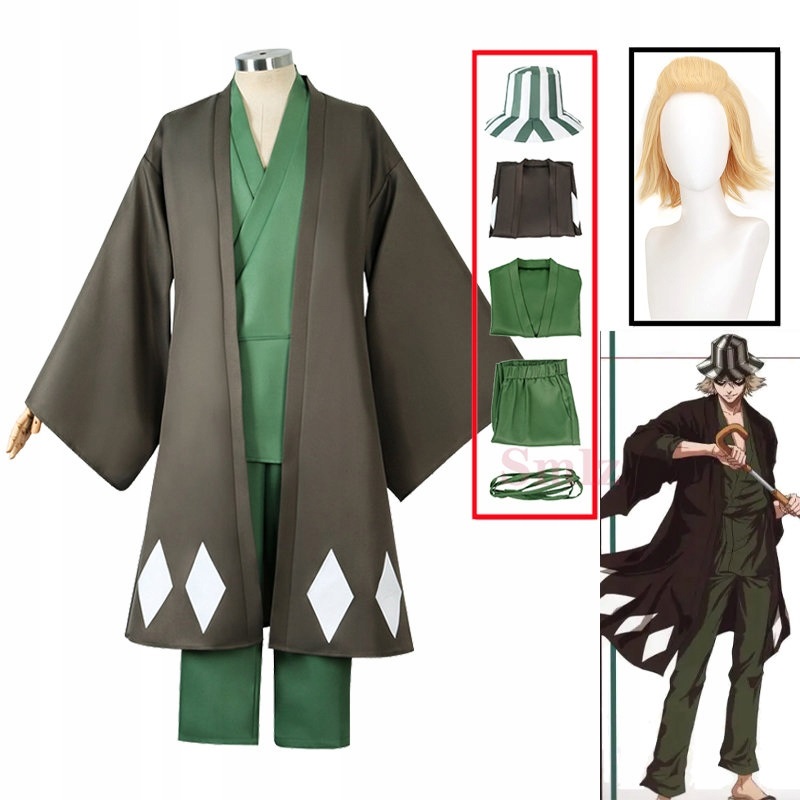 Cosplay Urahara Kisuke Anime Bleach przebranie (6944098034735) • Cena ...