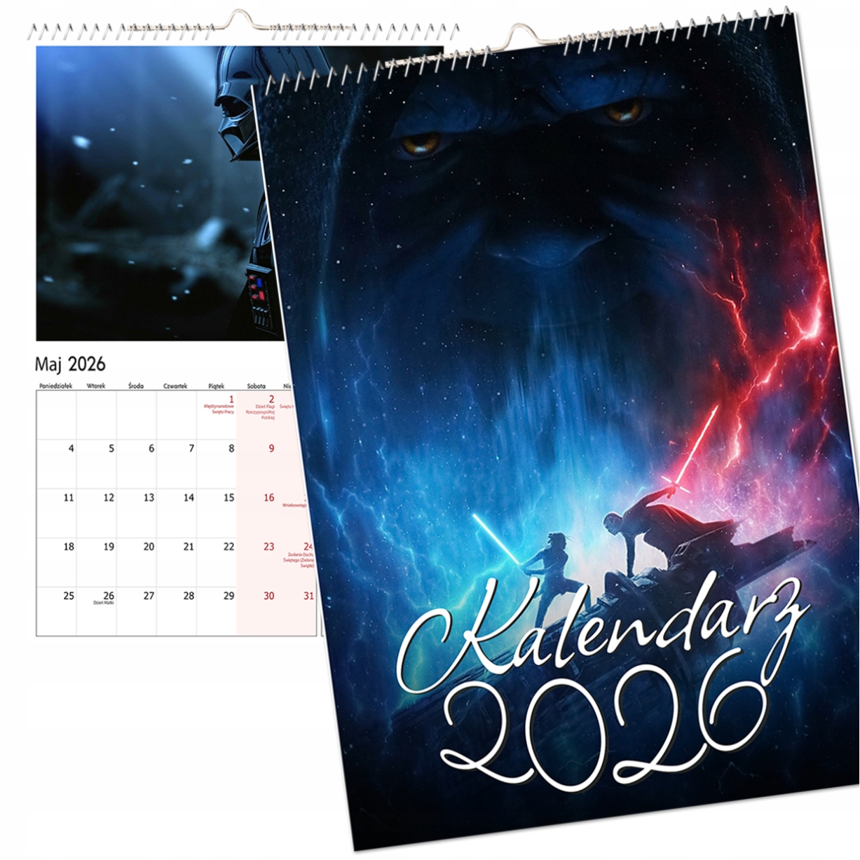 NAPTÁR FALRA 2026 TÖBBLAPOS STAR WARS CSILLAGOK HÁBORÚJA A4, (5906412178694) • Ár, Vélemények ...