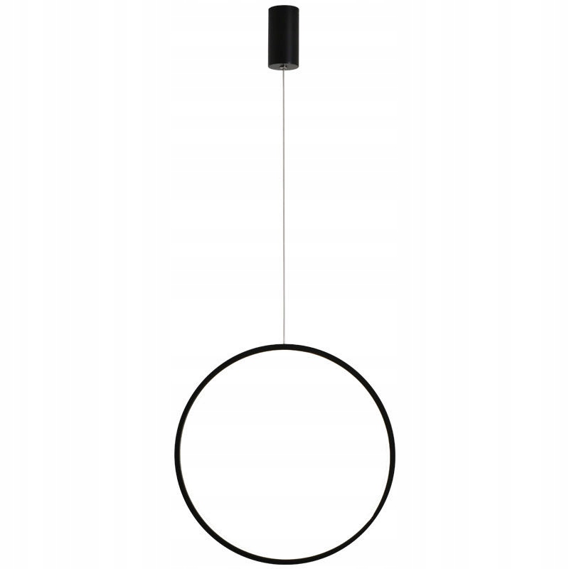 LAMPA SUFITOWA WISZĄCA LED KOŁA RING CZARNA PILOT (758953266423) • Cena ...