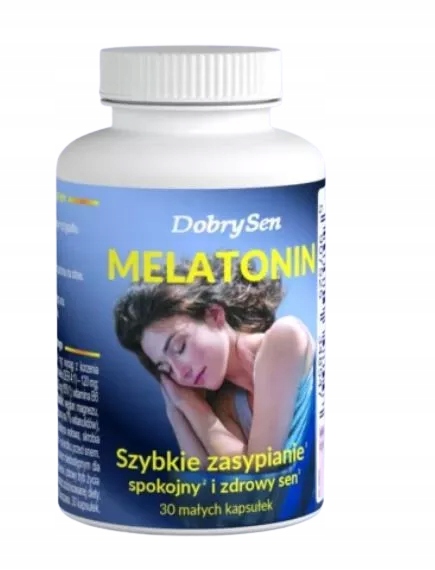 DOBRY SEN MELATONIN: 30 kapsułek (5907525348035) • Cena, Opinie ...