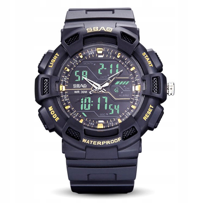 Zegarek męski SBAO elektroniczny stoper alarm zcx4 - Inna marka | Moda ...