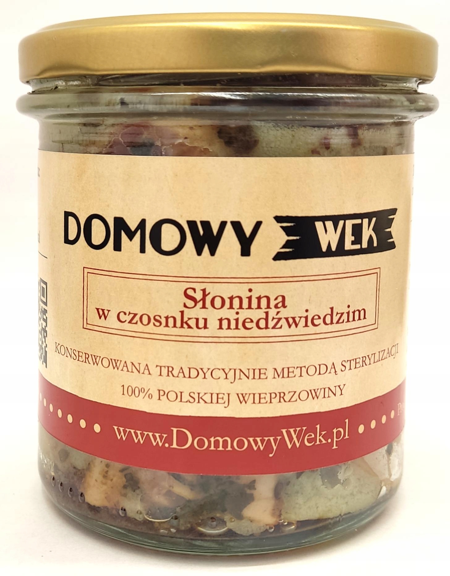 Konserwa SŁONINA Z CZOSNKIEM gotowe danie 270g 13445337532 - Allegro.pl