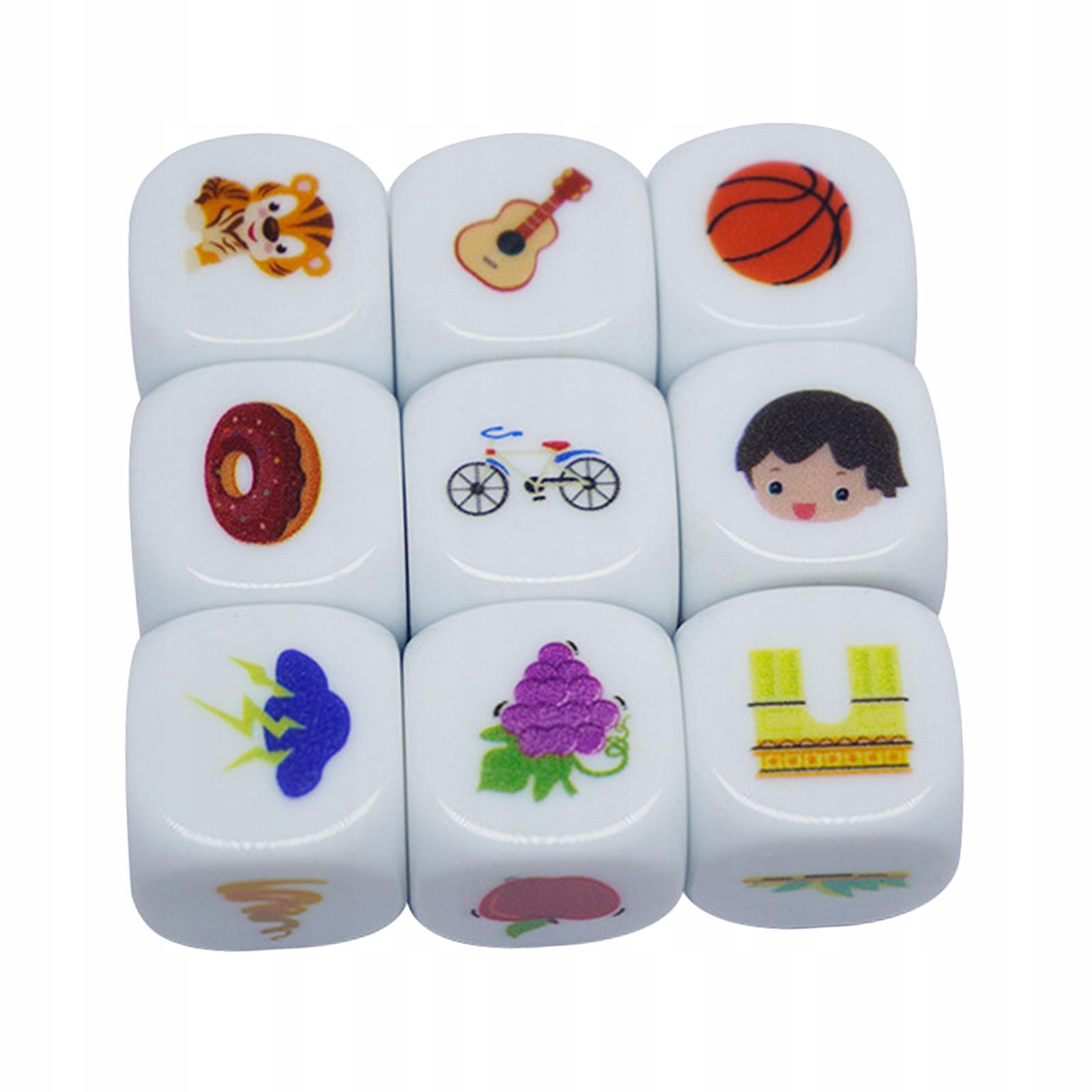 9x Story Cubes dla dzieci, kostki do konwersacji, Story 12877393178 ...