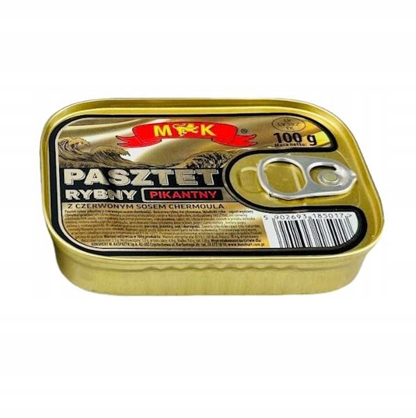 Pasztet rybny pikantny MK 100g (5902693185017) • Cena, Opinie • Przetwory rybne 14843066797 ...