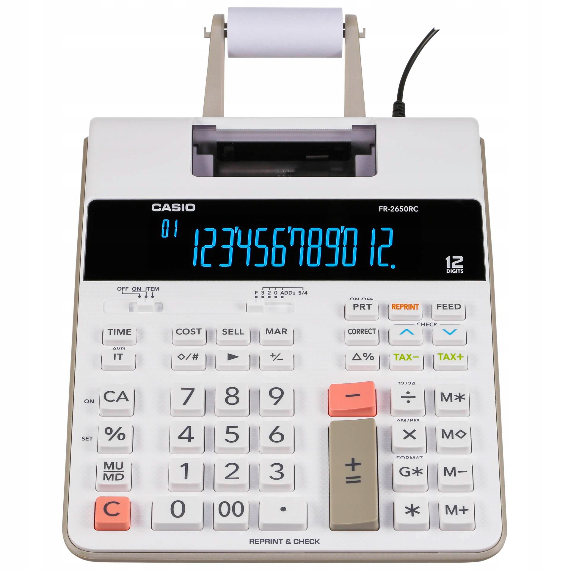 Kalkulator z drukarką Casio FR-2650RC (4549526601941) • Cena, Opinie • Kalkulatory 17350053276 ...