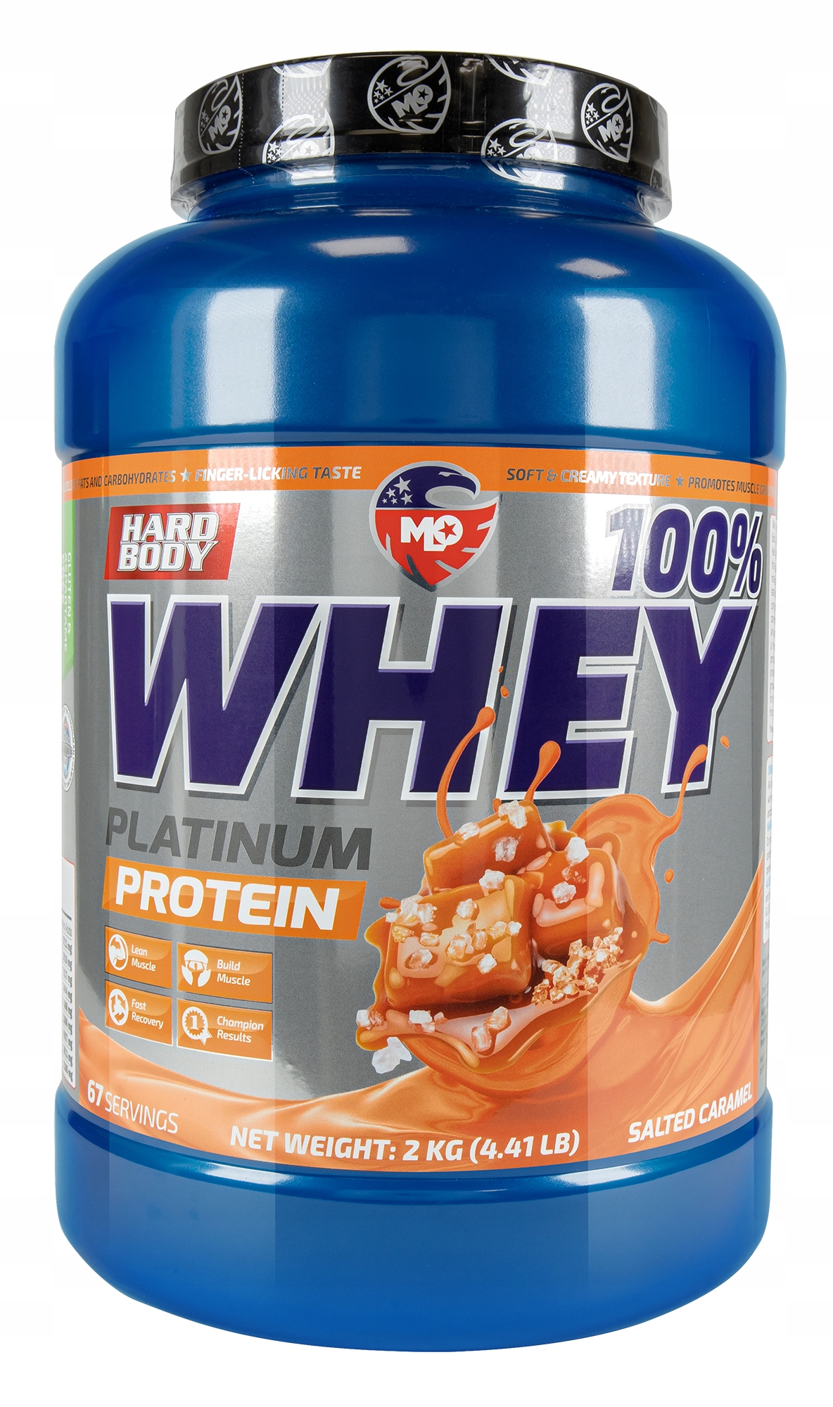 Whey Platinum Protein WPC - 2kg SÓS KARAMELL MLO, (851374007283) • Ár ...