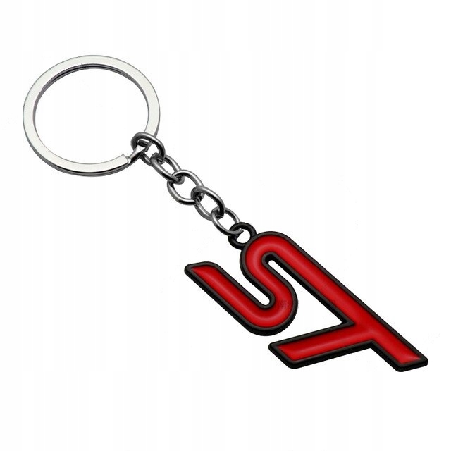 Brelok Breloczek metal FORD ST RED/BL Focus Fiesta 642049212381 za 59 ...