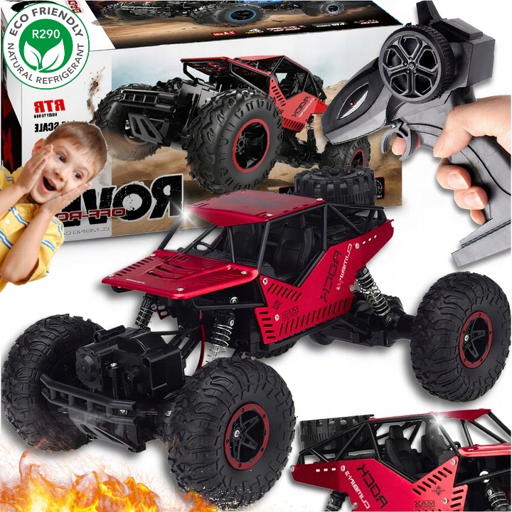 Samochodzik Samochód Zdalnie Sterowany Terenowy Duży 4x4 Auto Na Pilota ...