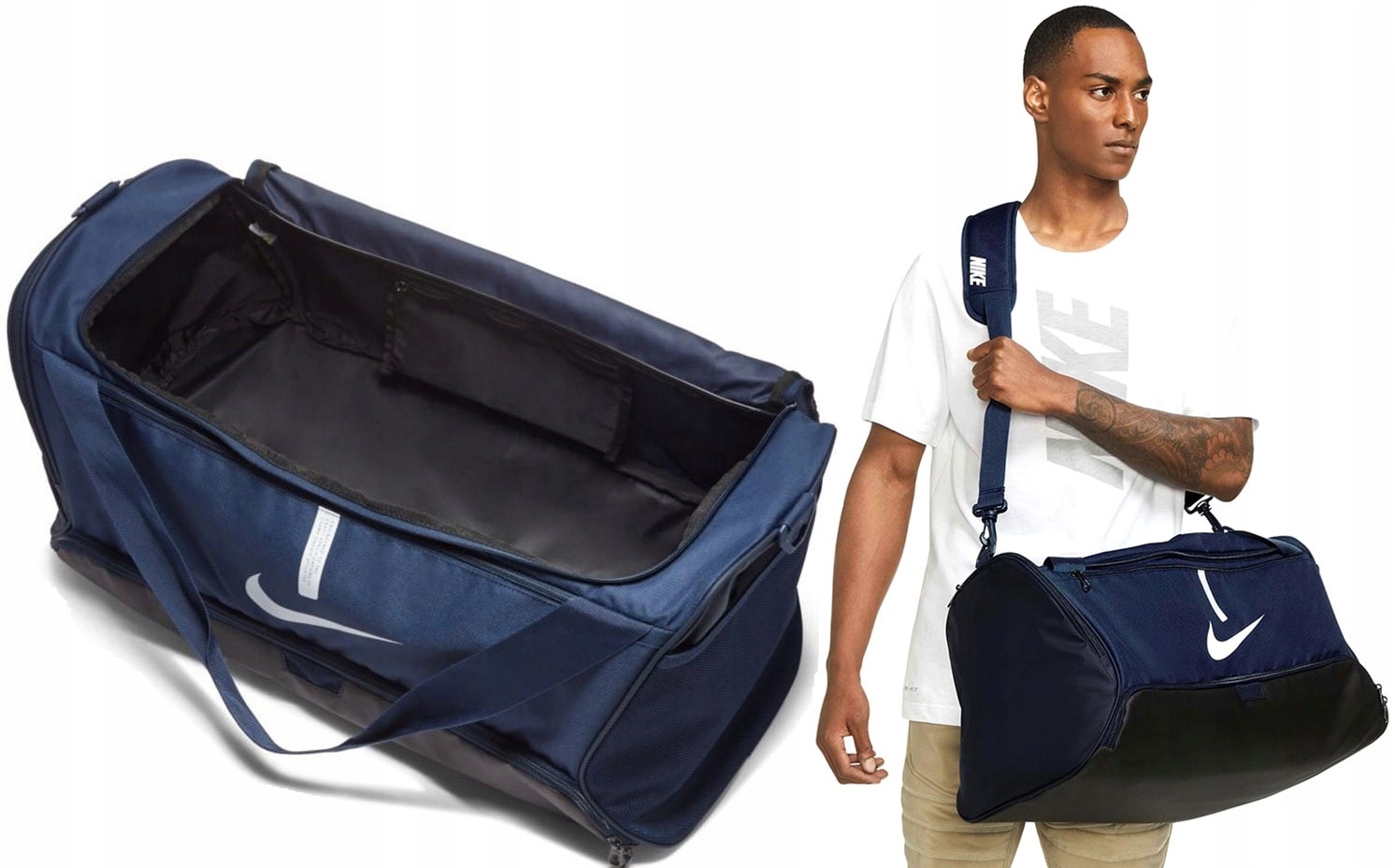 TORBA SPORTOWA NIKE ACADEMY TEAM TORBA MESKA NA RAMIE GRANATOWY DUZA 60 L (194500857063) • Cena ...