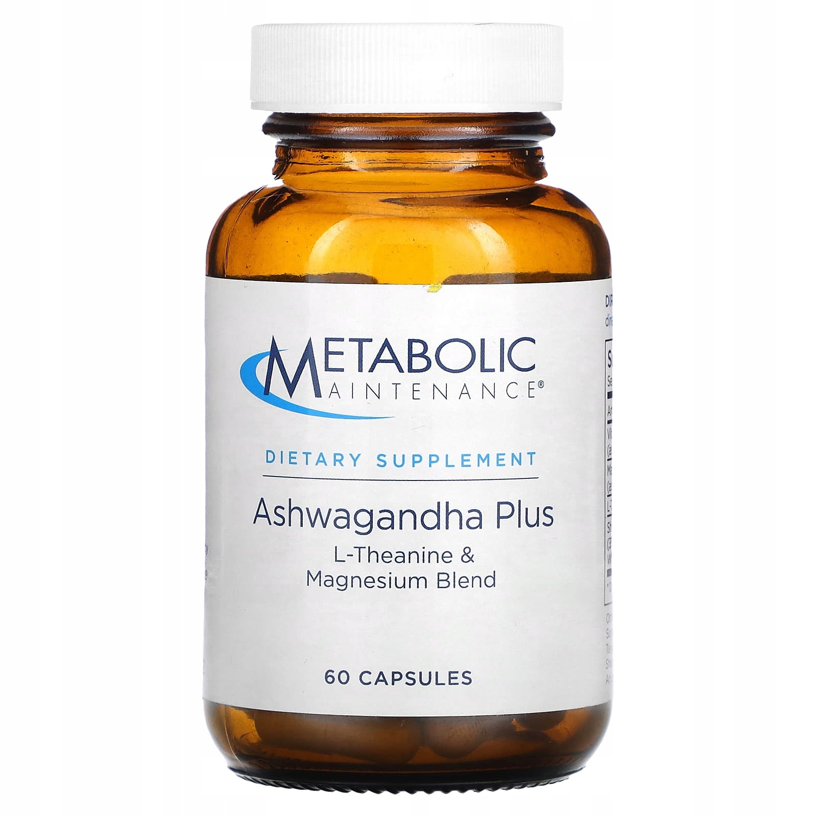 Metabolic Maintenance, Ashwagandha Plus, L-Theanine & Magnesium Blend ...