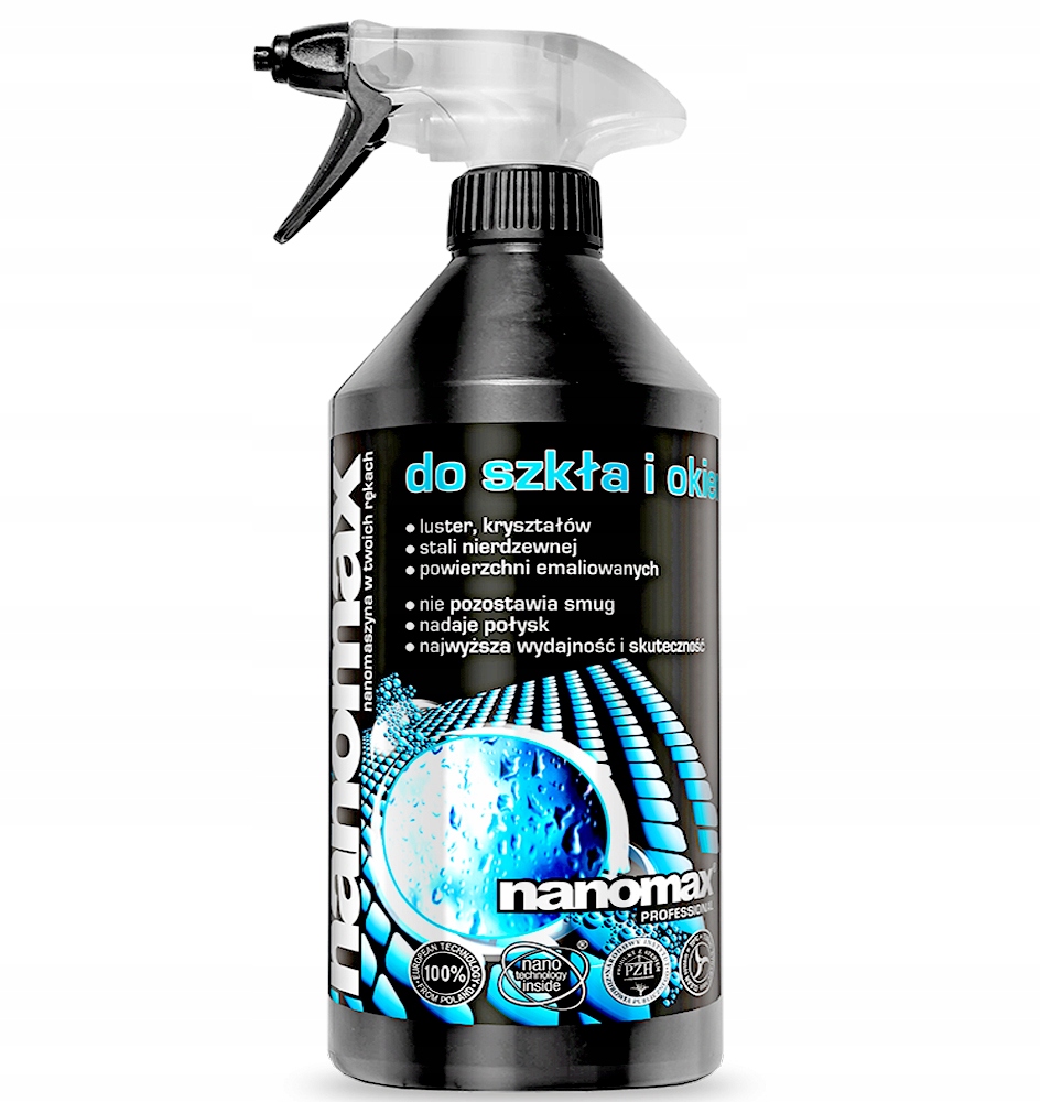 NANOMAX PŁYN DO MYCIA SZYB LUSTER NANO-SREBRO 1L 13105856440 - Allegro.pl NANOMAX PŁYN DO MYCIA SZYB LUSTER NANO-SREBRO 1L 13105856440 - Allegro.pl