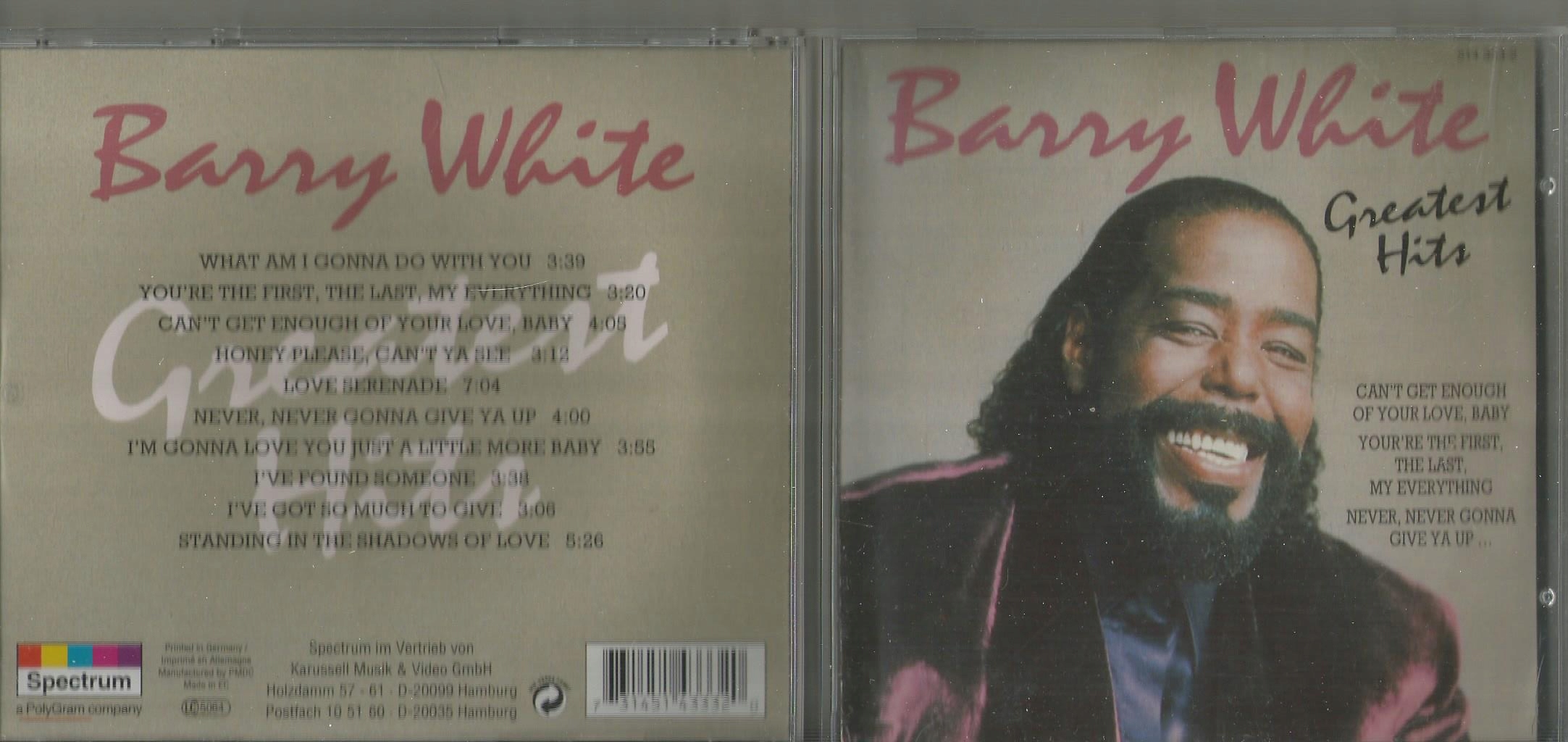 Greatest Hits Barry White CD • Cena, Opinie - Allegro