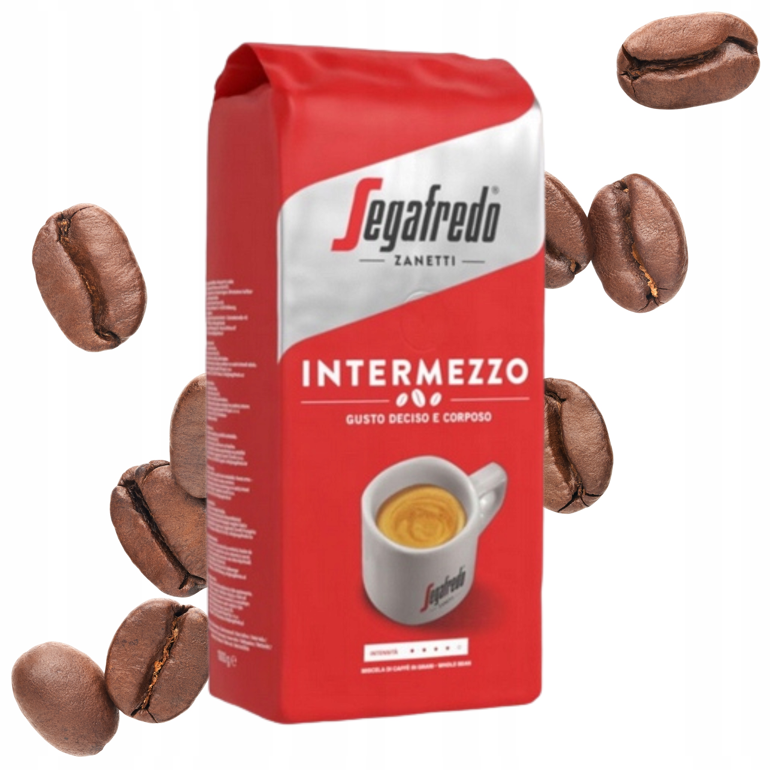 Zrnková káva zmes kávových zŕn Segafredo Intermezzo 1000 g - Allegro