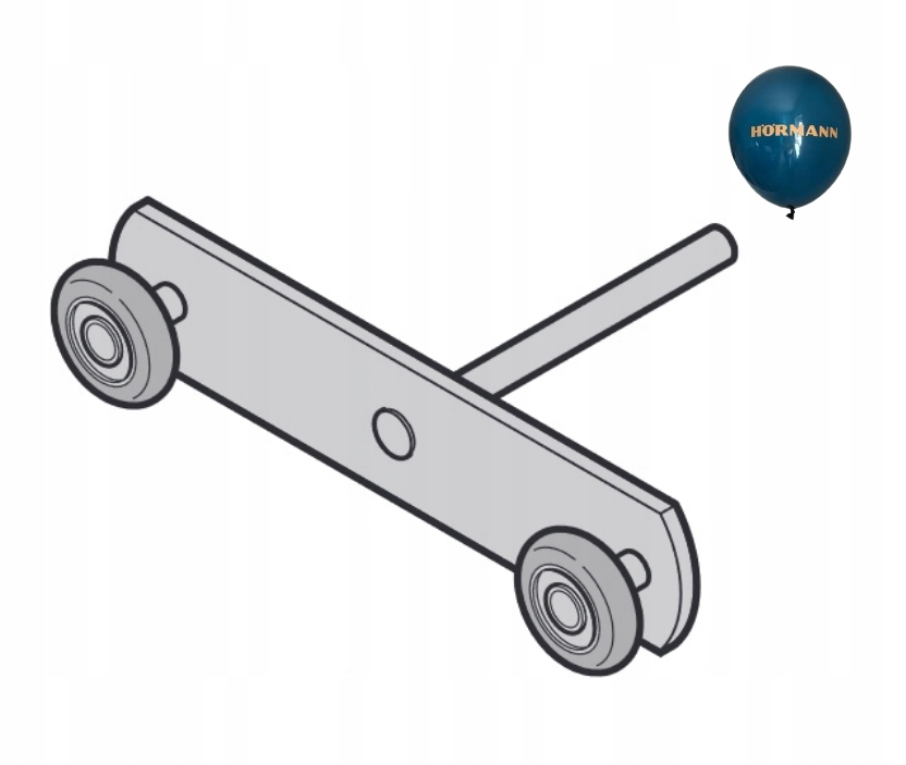 Rolka bieżna tandemowa bramy Hormann 3096592 + gadżet • Cena, Opinie ...