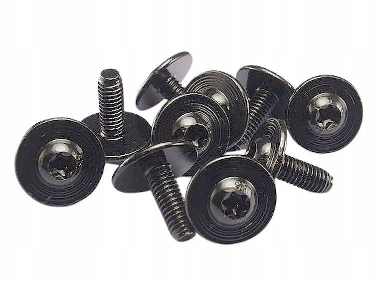 10x ŚRUBA KOŁNIERZOWA M6 x 16 TORX CZARNY za 17.87PLN z Kraków - Allegro - (17137170057)