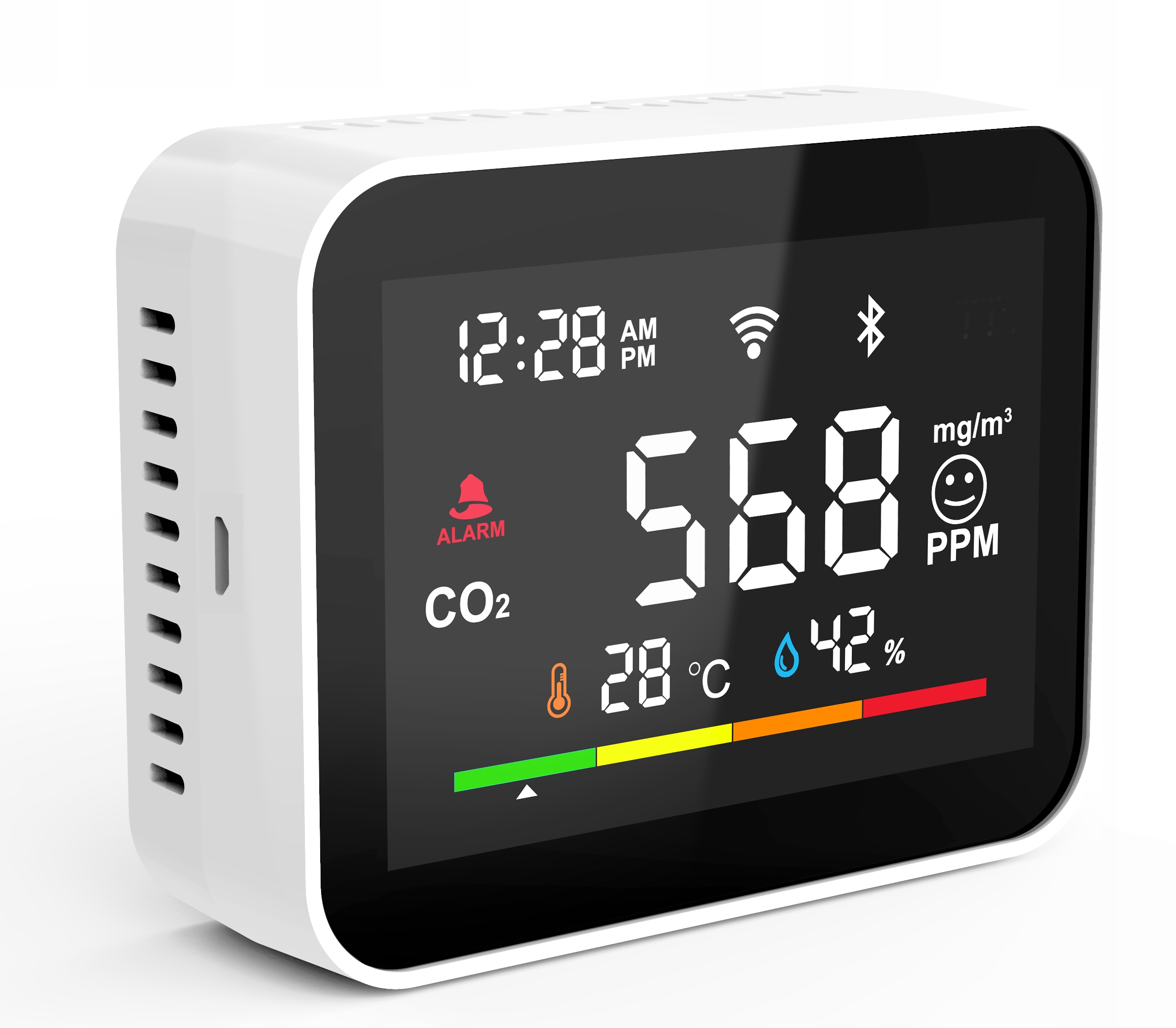 Czujnik miernik CO2 dwutlenku węgla WiFi Tuya Czujnik miernik CO2 dwutlenku węgla WiFi Tuya