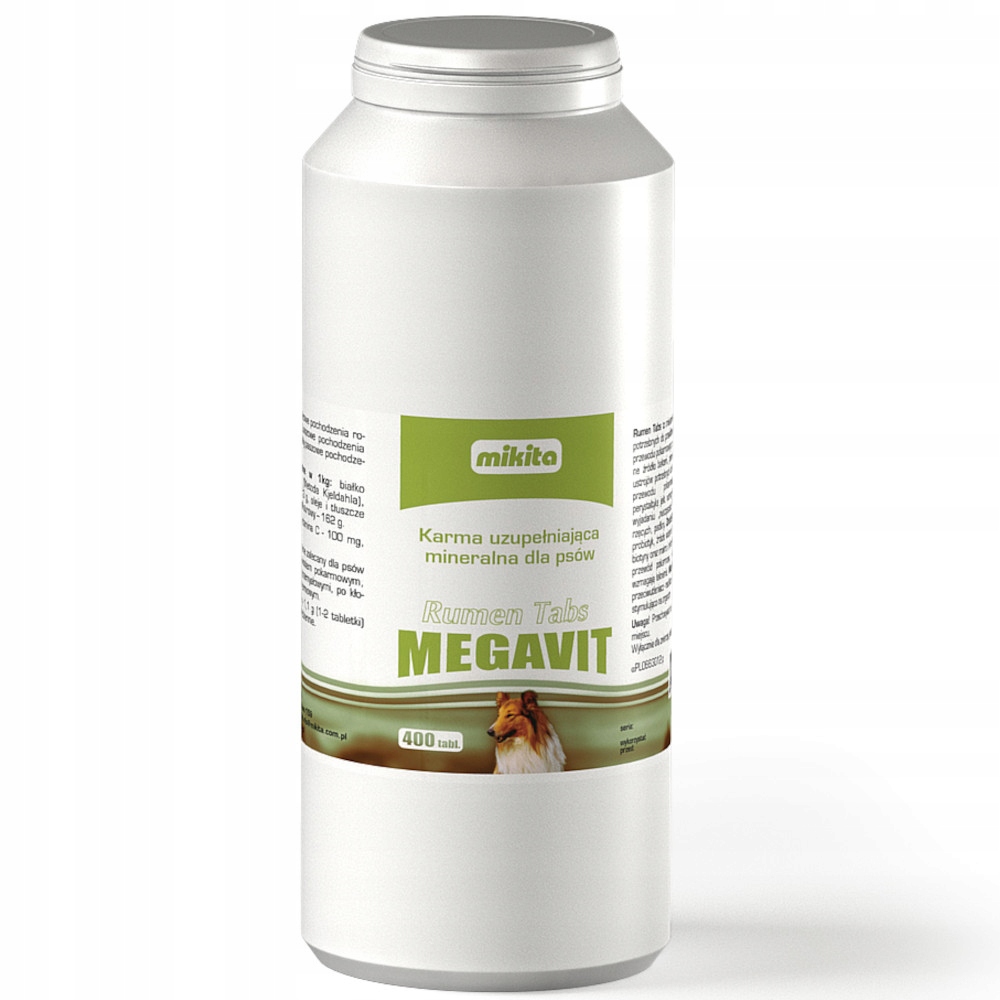 Mikita Rumen tabs Megavit 400 tab. (5907615401251) • Cena, Opinie ...