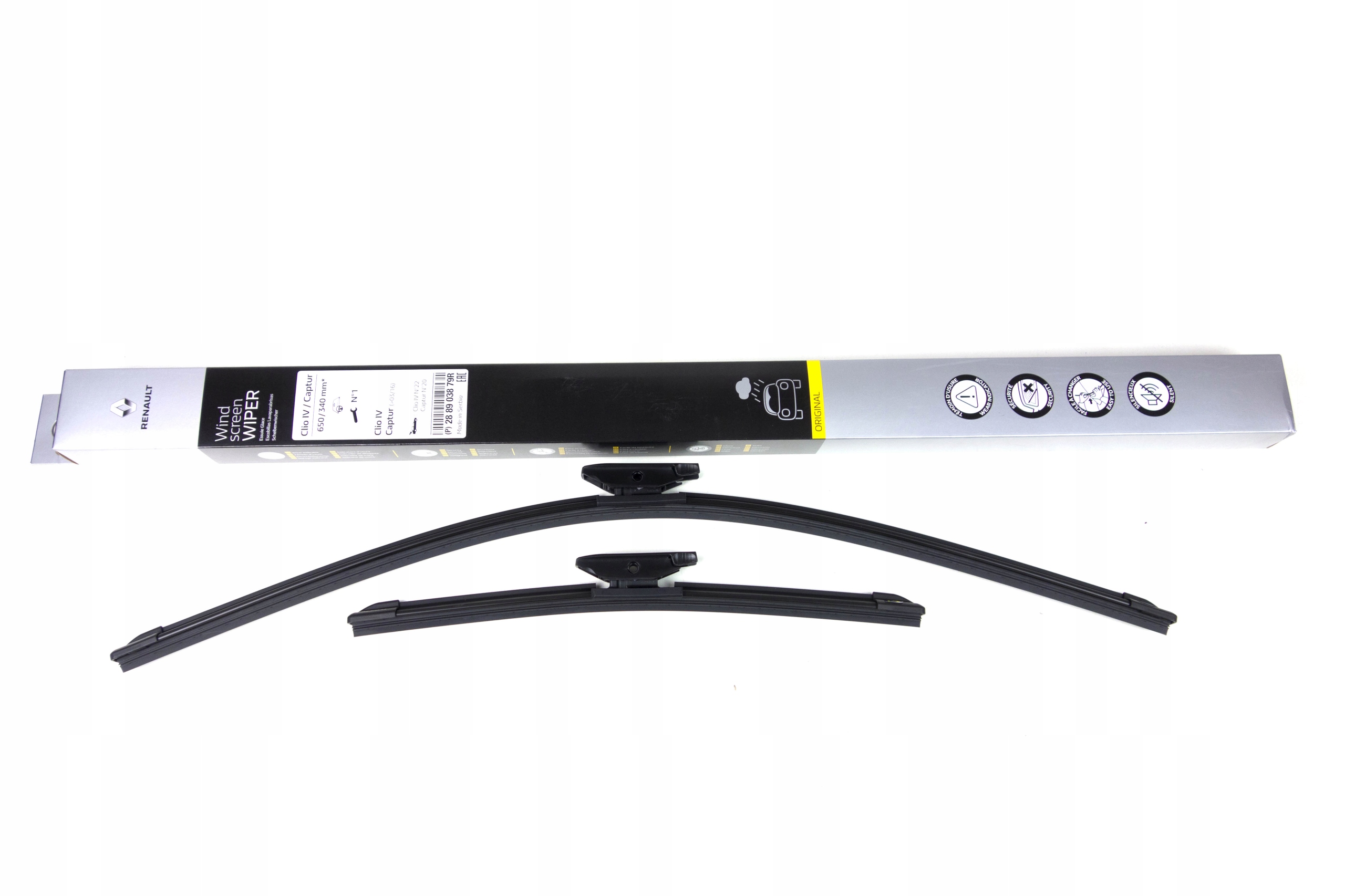 CLIO IV 4 WYCIERACZKI PIÓRA PRZÓD ORYG 288903879R / 288908601R za 99 ...