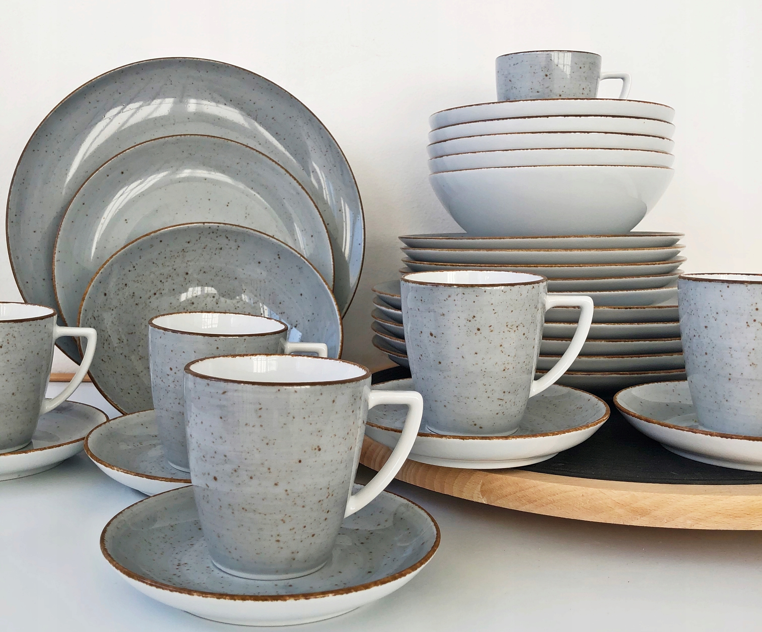 ZESTAW OBIADOWY KAWOWY 30 LUBIANA BOSS 6630Z SIWY (5900245647457 ...