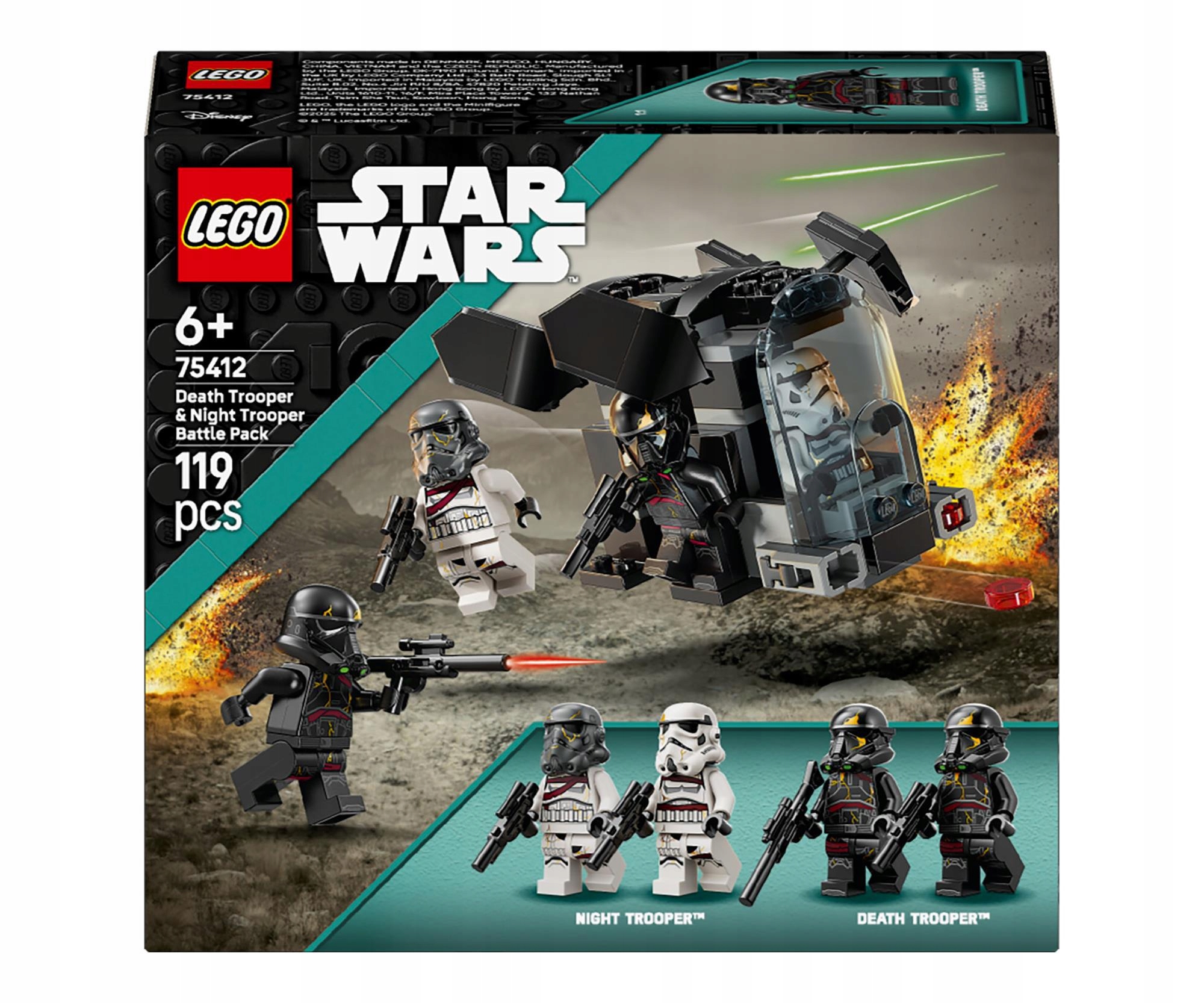 LEGO Star Wars 75412 Szturmowiec śmierci i nocny szturmowiec ...