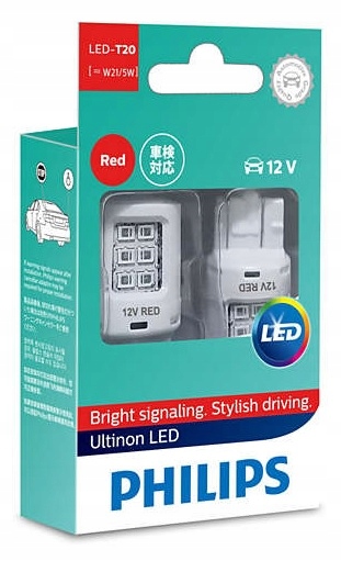 Żarówki Philips Led W21/5W Red Ultinon 11854ULWIX1 za 62,99 zł z ... Żarówki Philips Led W21/5W Red Ultinon 11854ULWIX1 za 62,99 zł z ...