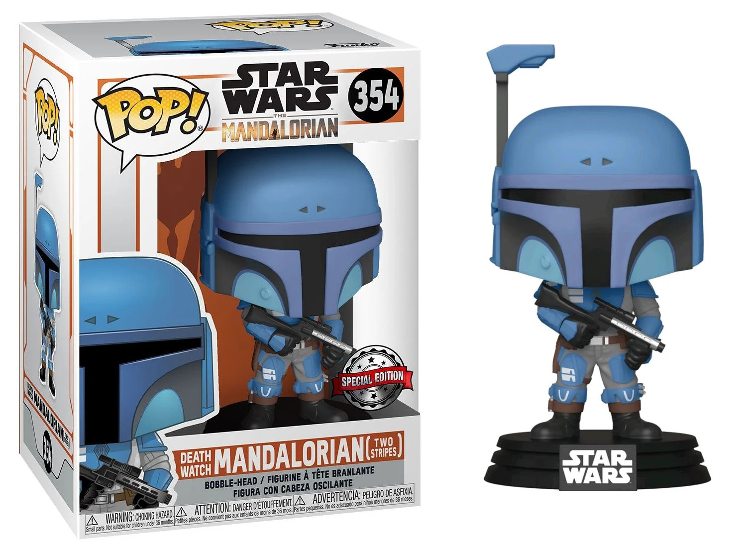 Funko POP! THE MANDALORIAN 354 Flashback Blue SE 13975754917 - Sklepy ...