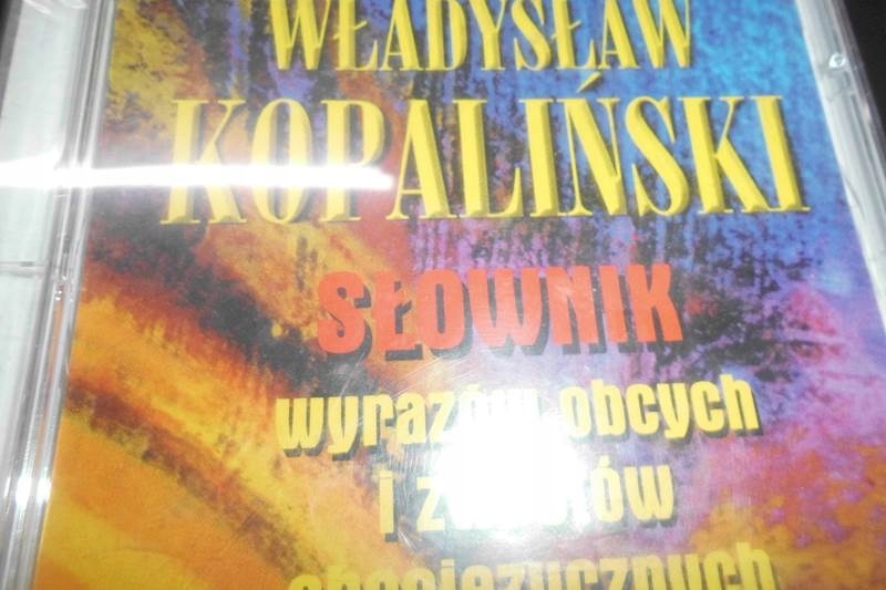 WŁADYSŁAW KOPALIŃSKI MULTIMEDIALNY SŁOWNIK WYRAZÓW OBCYCH PC ...