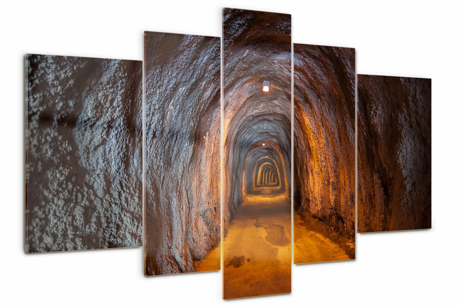 Obraz szklany tryptyk do salonu Podziemny tunel • Cena, Opinie • Obrazy 12361611198 • Allegro