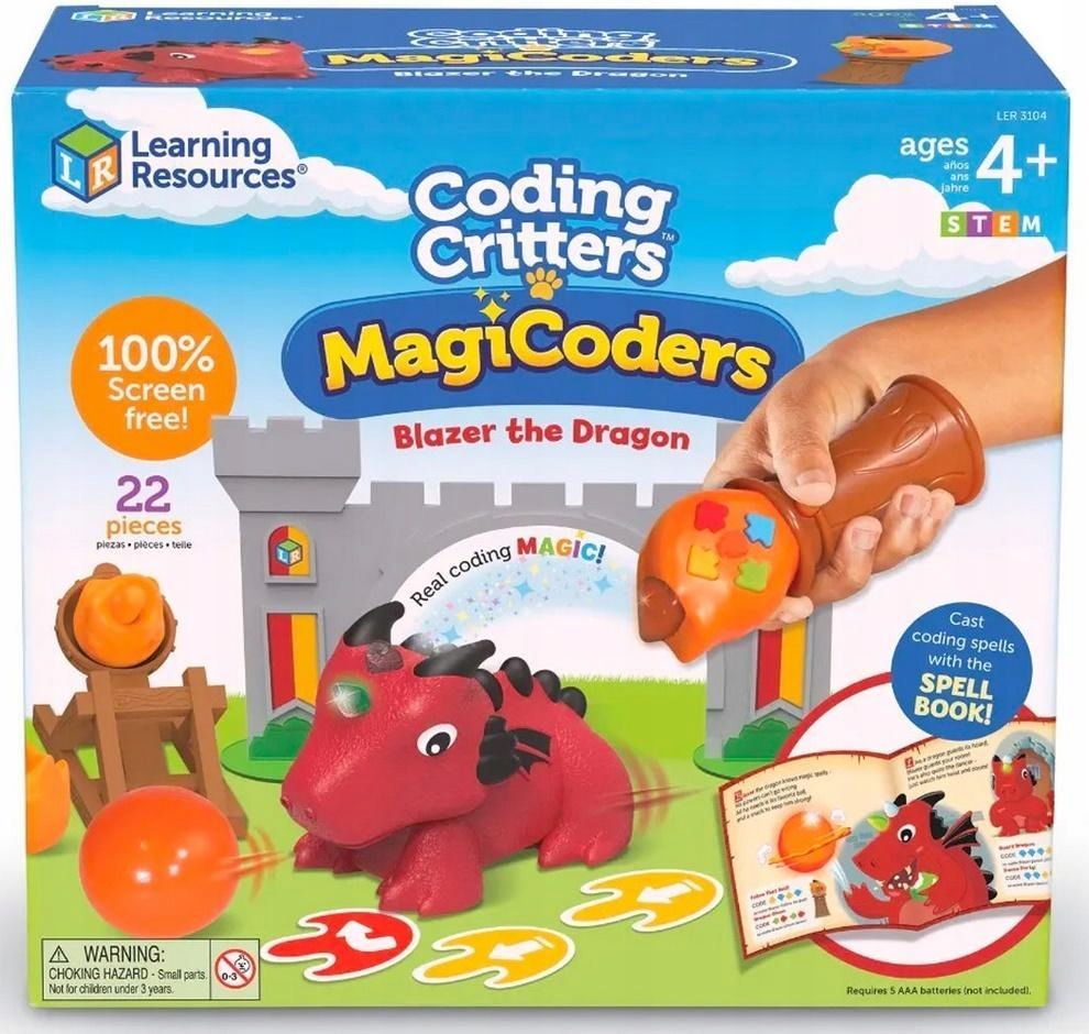 Do programowania i kodowania Learning Resources Robot do nauki programowania dla dzieci Smok ...