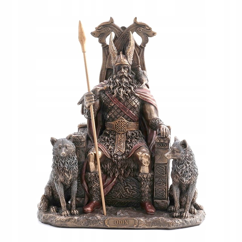 ODYN NA TRONIE NORDYCKI BÓG WOJNY Z WILKAMI GERI I FREKI PREZENT ...