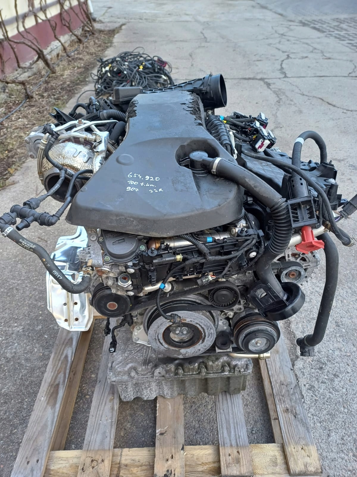 SILNIK MERCEDES SPRINTER W907 907 910 OM 654 920 2.0 CDI 2022R ...