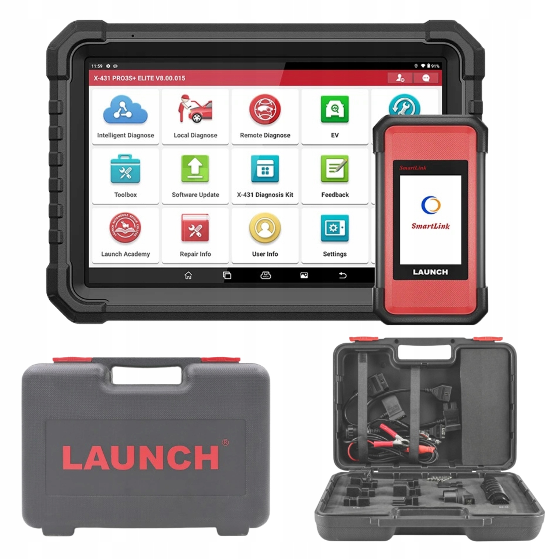 LAUNCH PRO3S+ ELITE SMARTLINK C DIAGNOSTYCZNY KODOWANIE PROGRAMOWANIE SGW 5905523419788 za 4424 ...