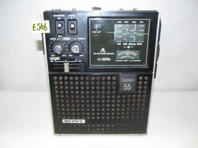 RADIO SONY CAPTAIN 55 ICF 5500M - NR E546 - Sklep, Opinie, Cena w Allegro