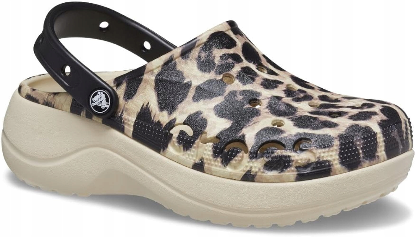 Crocs klapki damskie BAYA PLATFORM PRINTED CLOG 41,5 w10 leopard ...