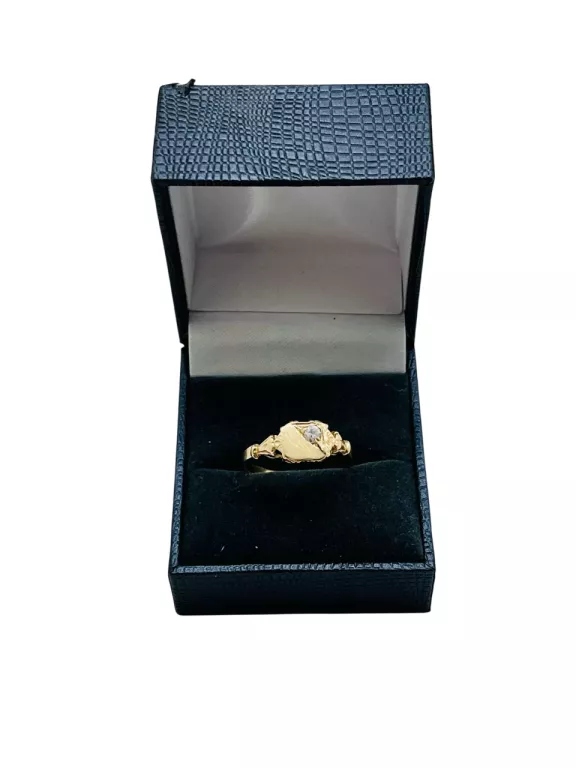 PIERŚCIONEK 585 Z CYRKONIĄ ROZM.20 1,57G (5905868206210) • Cena, Opinie • Pierścionki, obrączki ...