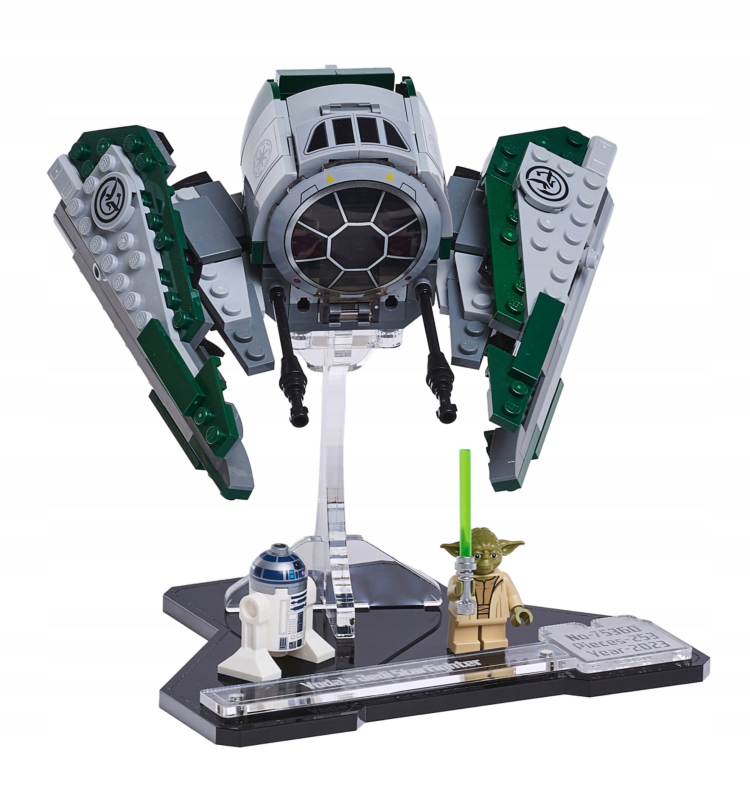 Podstawka Blacked Brick do LEGO 75360 Star Wars - Jedi Starfighter Yody ...