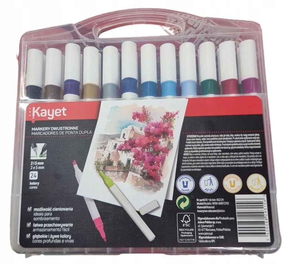 Promarkery Kayet 24 szt. (5609288293156) • Cena, Opinie • Pisaki ...