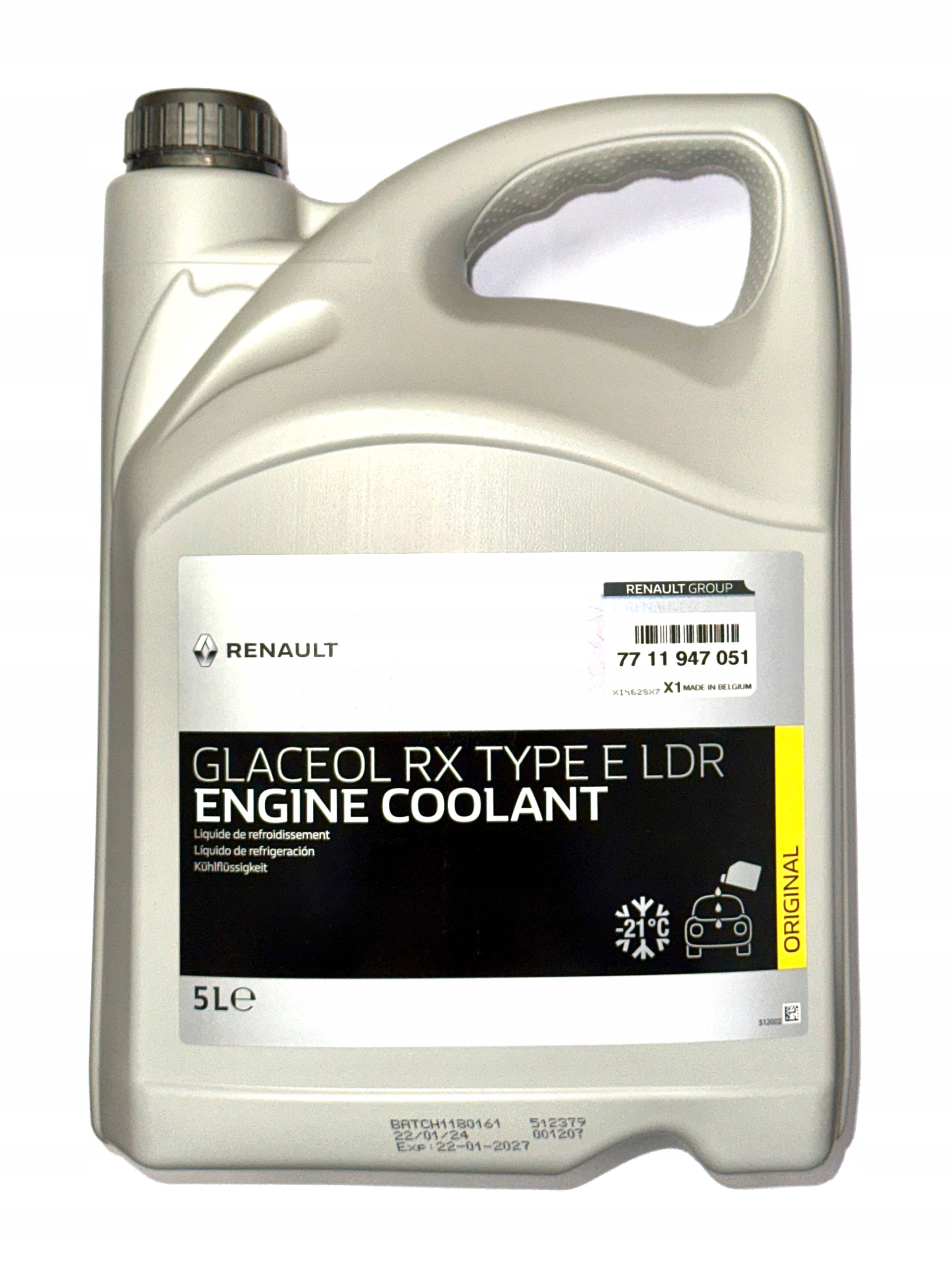 CHLADIACA KVAPALINA RENAULT GRACEOL RX TYPE D 5 L - Allegro