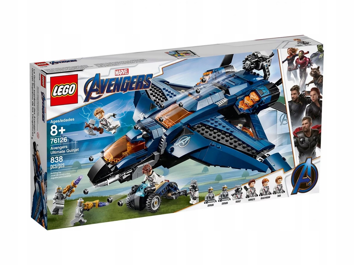 LEGO Super Heroes Wspaniały Quinjet... 76126 (5702016369687) • Cena ...