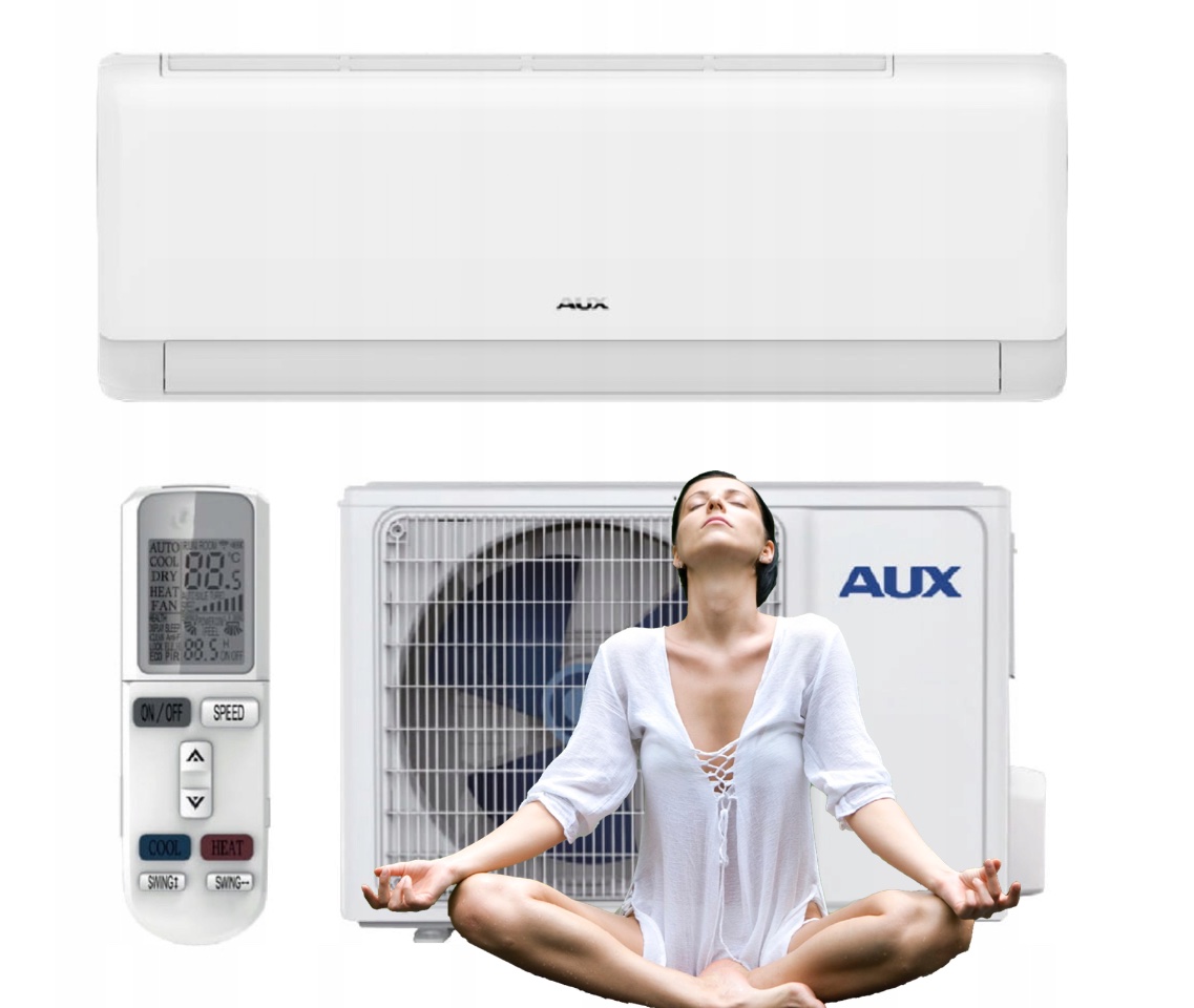 KLIMATYZATOR ŚCIENNY AUX Q SMART PREMIUM 2,7 KW • Cena, Opinie 15655442244 • Allegro